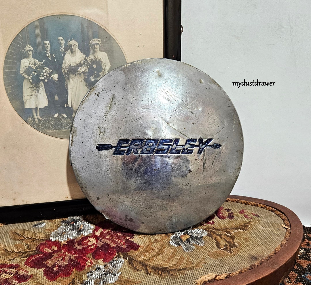 Vintage 1950s CROSLEY Automobile Aluminum HUBCAP for Display - Etsy