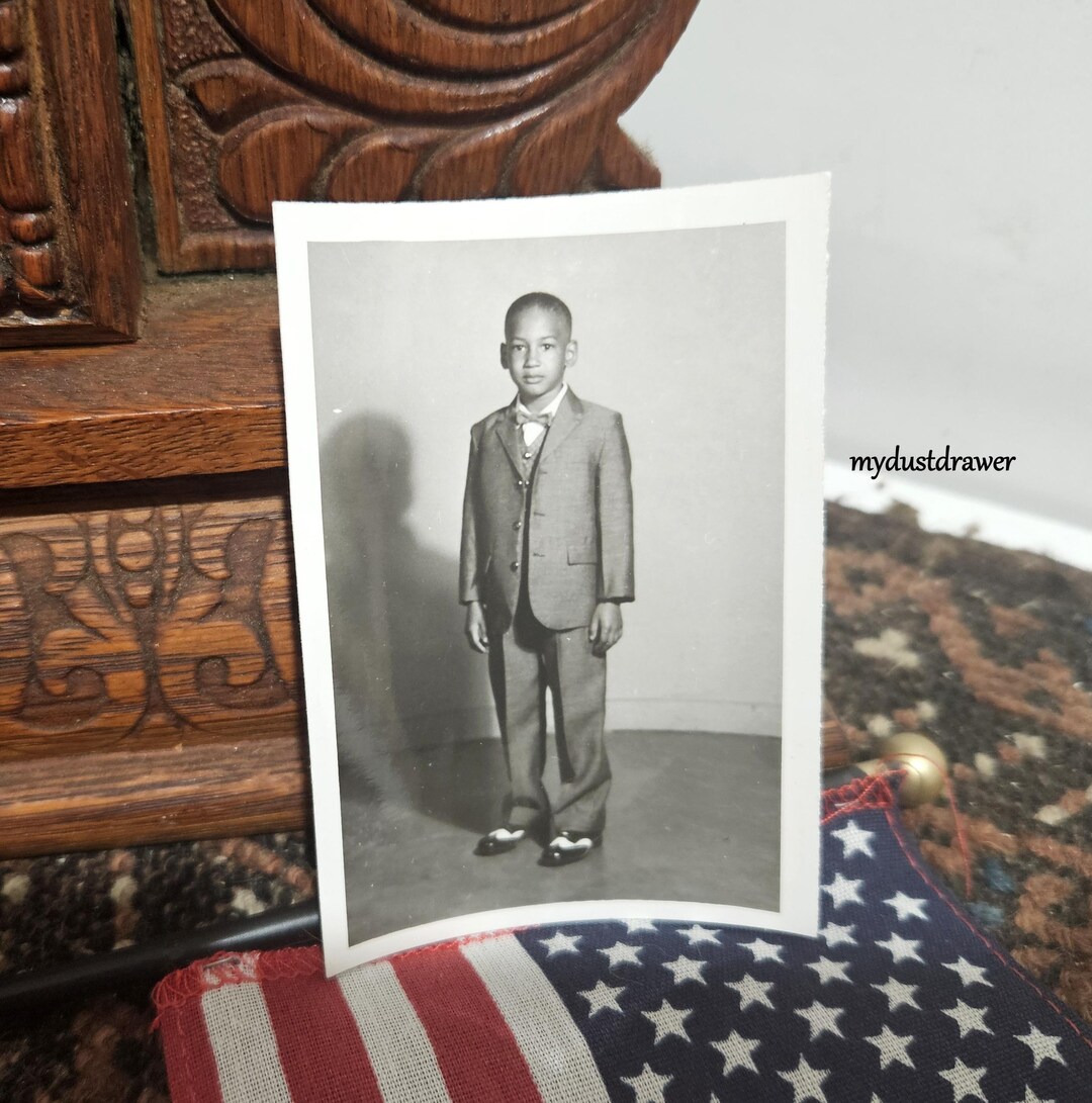 Vintage 1960s African American Little BOY in Suit Vest & Wingtip ...