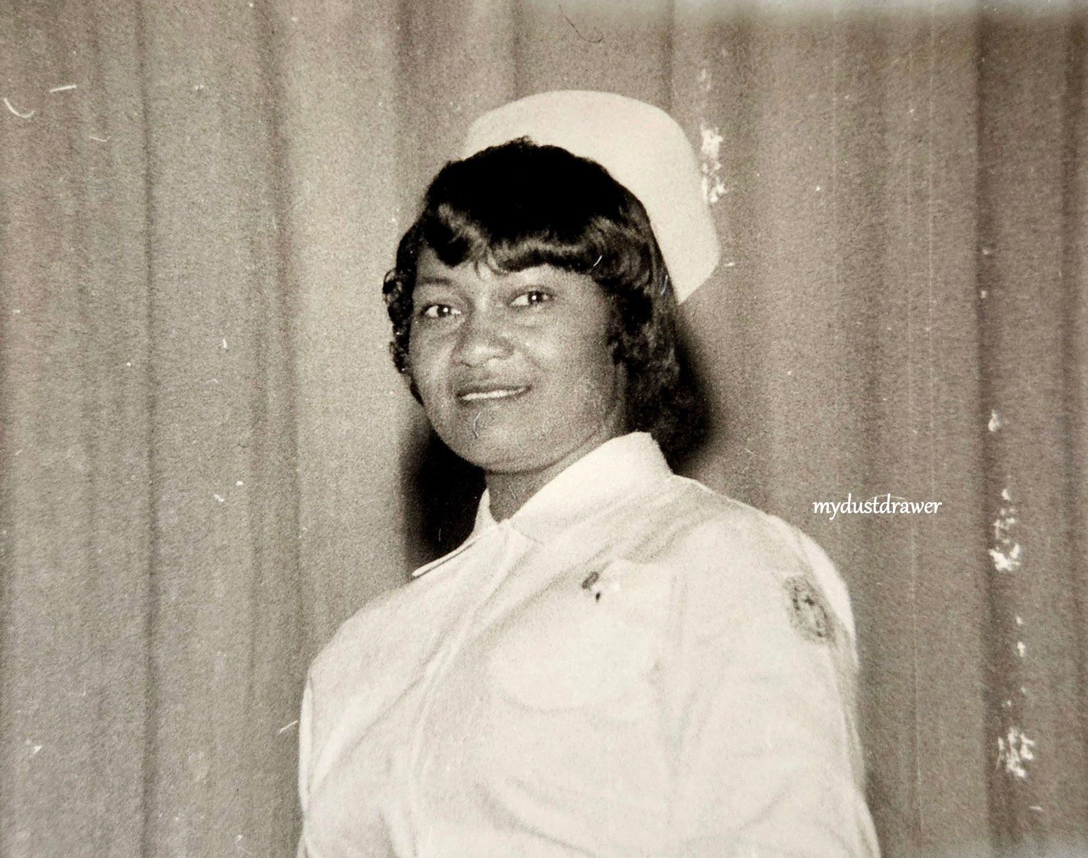 Rare Vintage 1960s Original African American Nurse With Cap Photograph ...