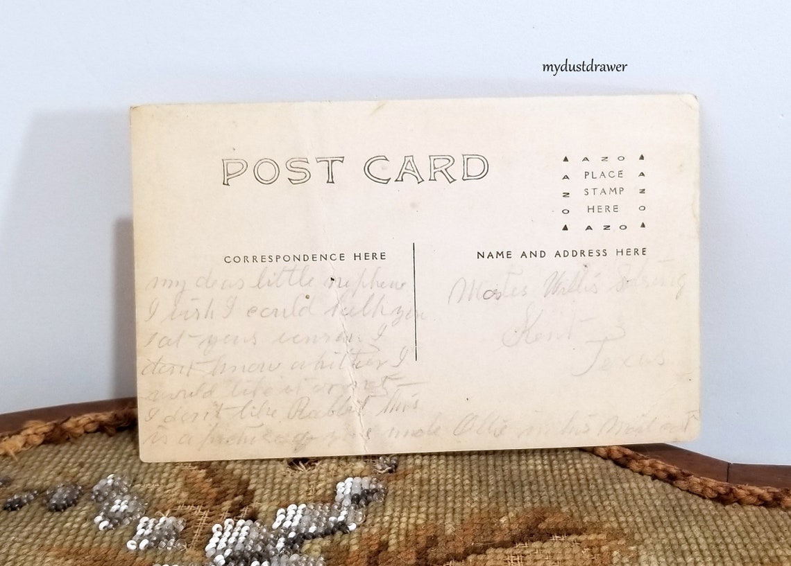 Very Rare Early Century 1900s REAL POSTCARD of MAILMAN Ollie E. Mcnamar ...