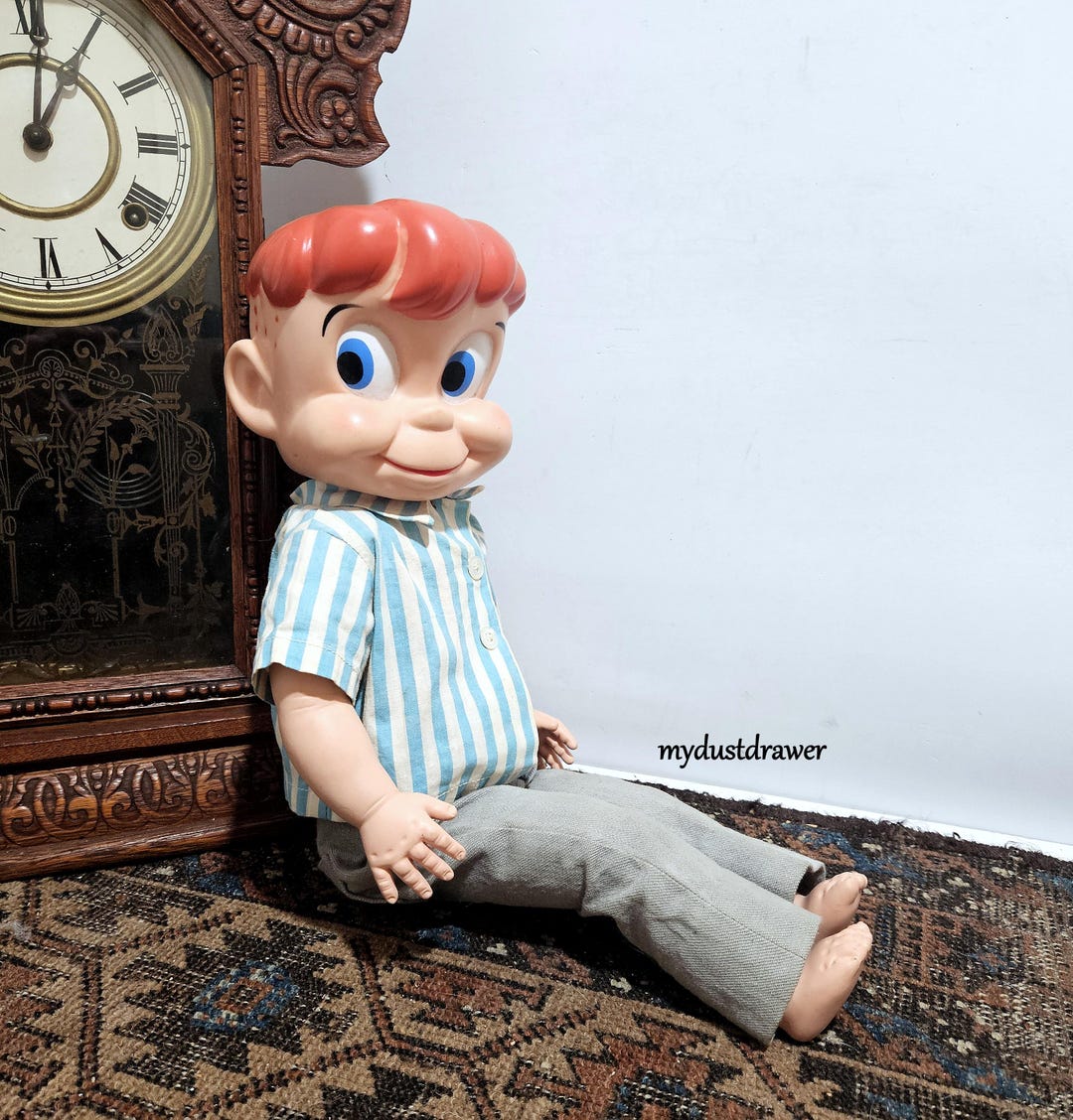 Vintage 1954 Retro LITTLE MAX 17" Doll With Squeaker From Joe Palooka ...