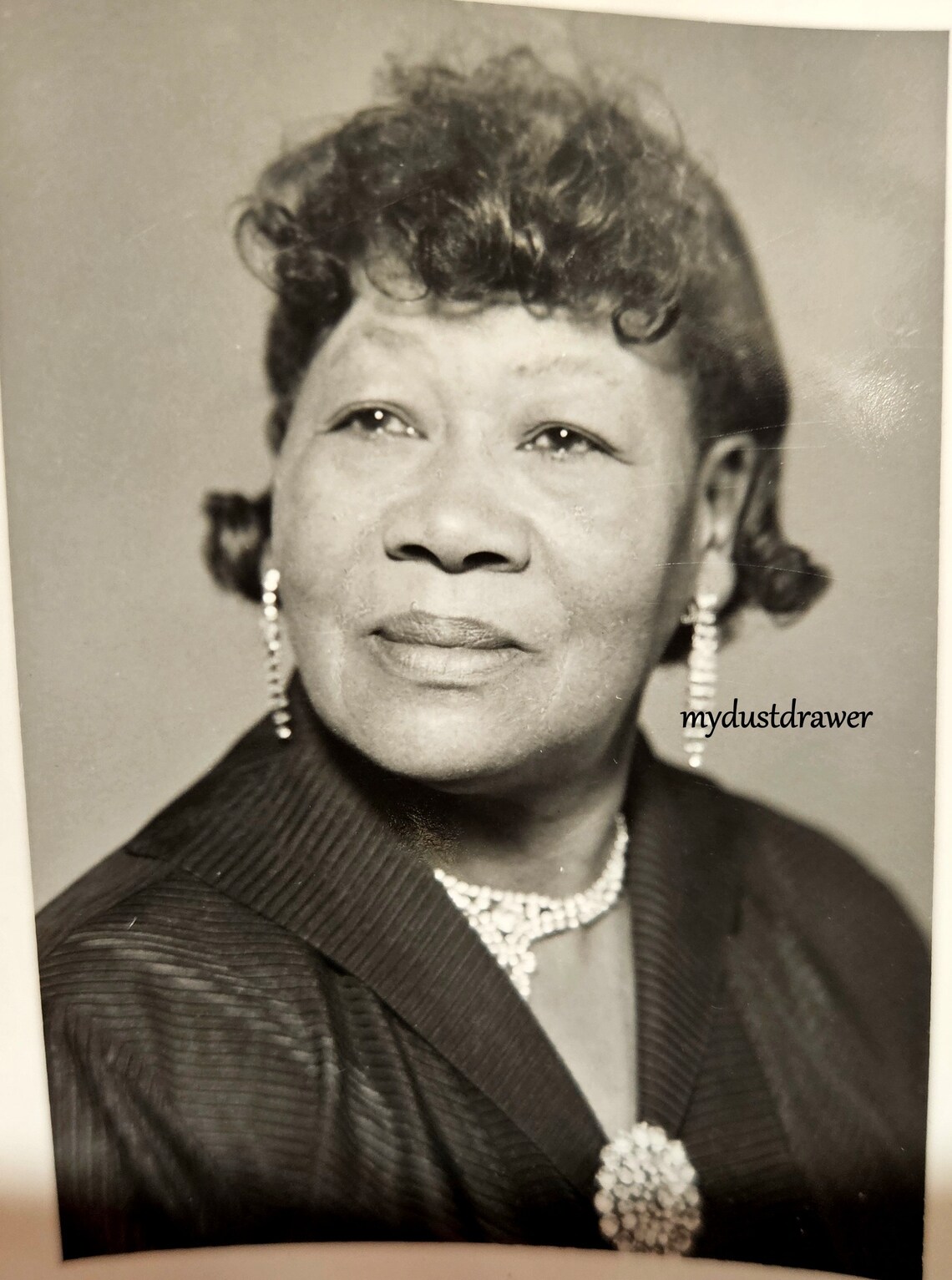 Vintage 1950s African American Lady in Rhinestones Photograph by Calvin ...