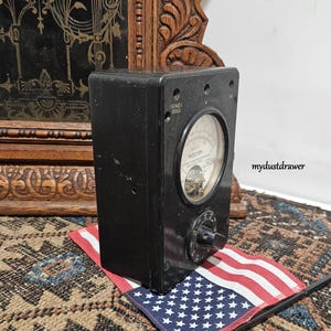 Vintage Bakelite Weston Model 695 Power Level Decibel & Voltmeter ...