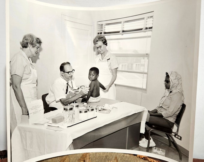 Rare Vintage 1960s Original Doctors Office With African American Little ...