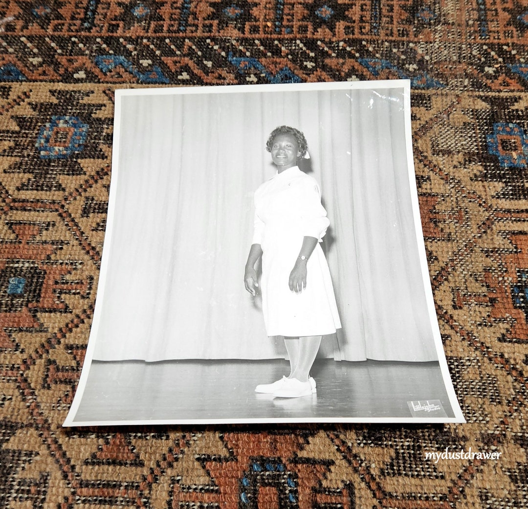 Rare Vintage 1960s Original African American Nurse Photograph by the ...