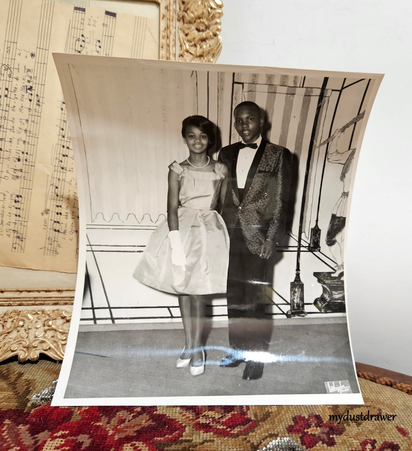 Vintage 1960s Girl & Boy Prom Photo 8 X 10 Photograph by the Famous ...