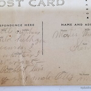 Very Rare Early Century 1900s REAL POSTCARD of MAILMAN Ollie E. Mcnamar ...