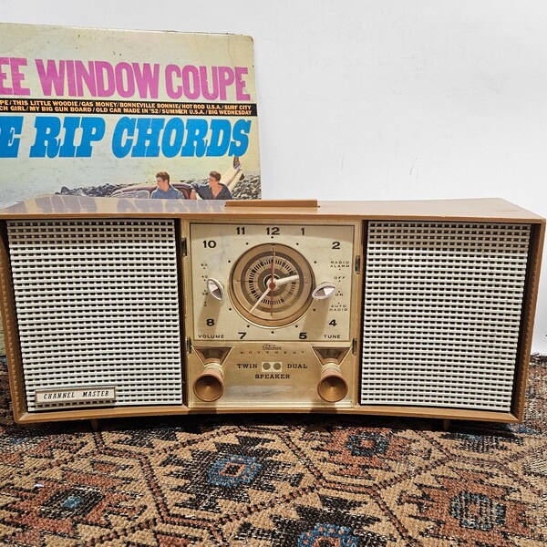 1960s Clock Radio - Etsy