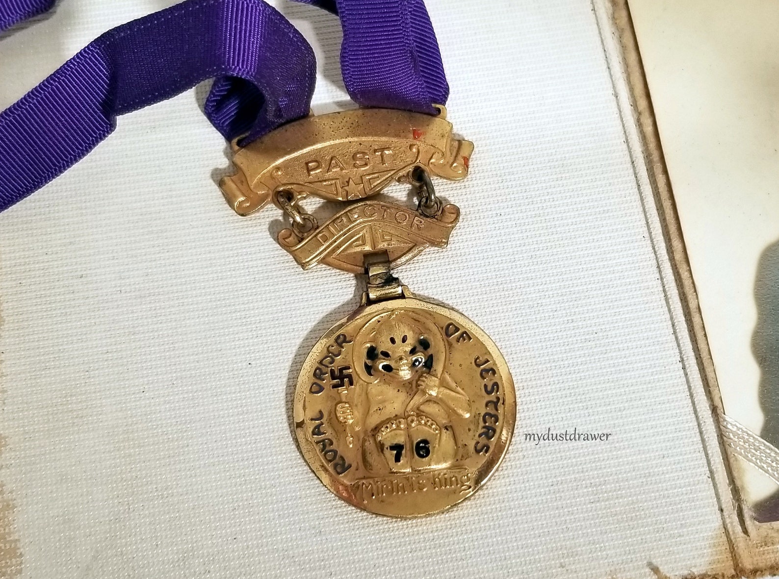 Vintage Rare Royal Order of Jesters Past Director Gold MEDAL Where ...