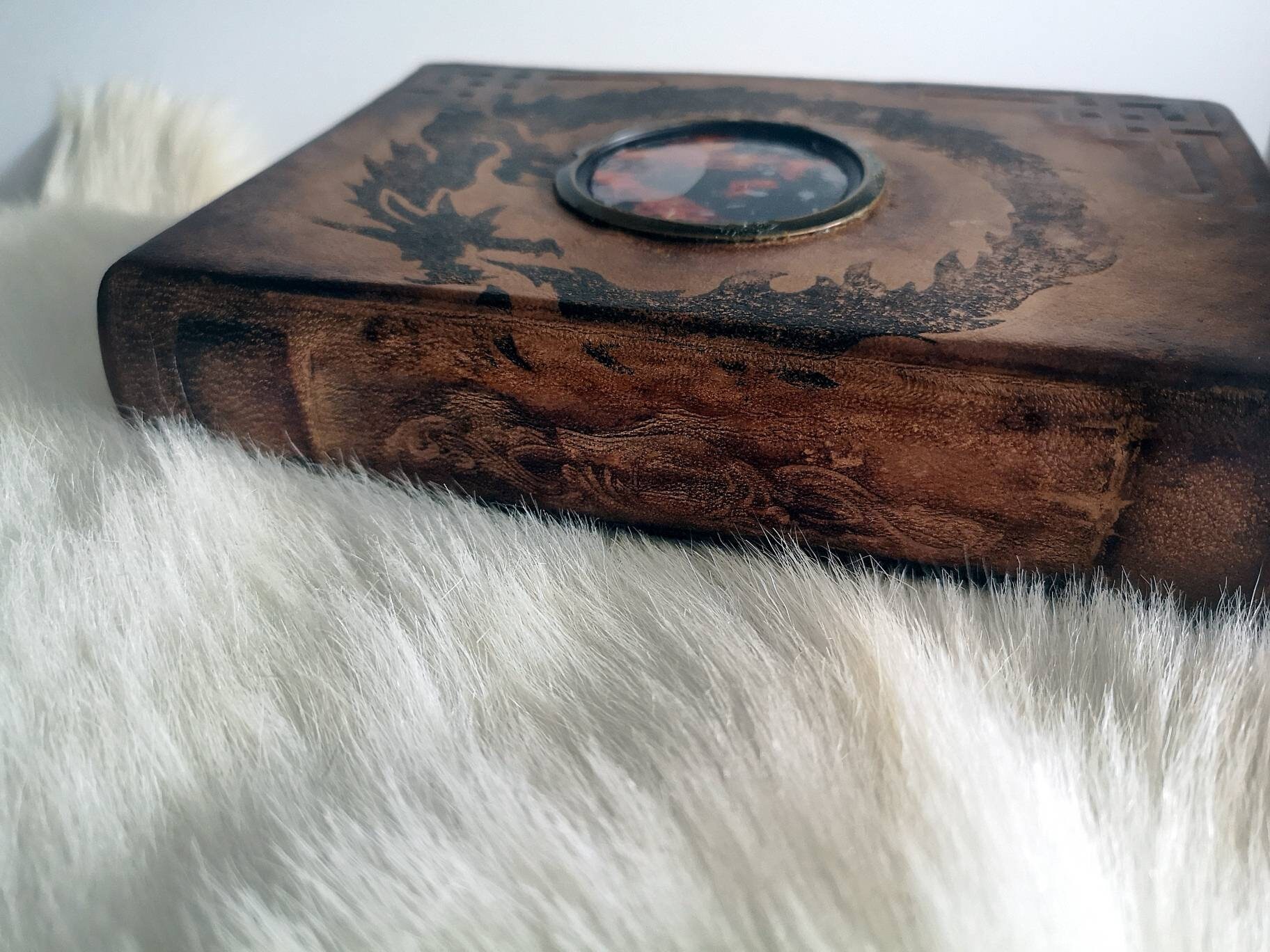 Loki God Book/natural Leather Blank Book/norse Mythology Diary/altar ...