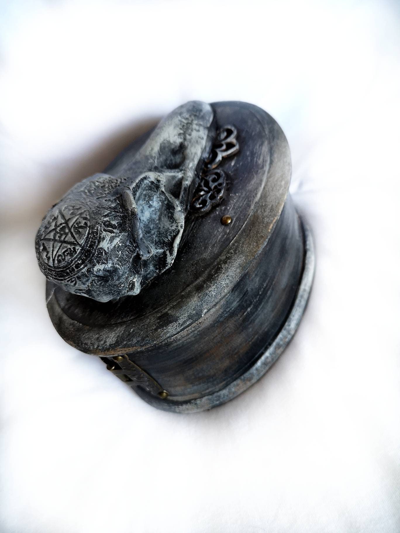 Raven Skull Trinket Box Odin Raven Viking Pagan Jewelry Box Medieval ...