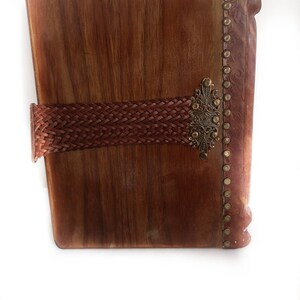 Leather Carved Blank Book/ Nature Blank Journal/elephant 3D - Etsy