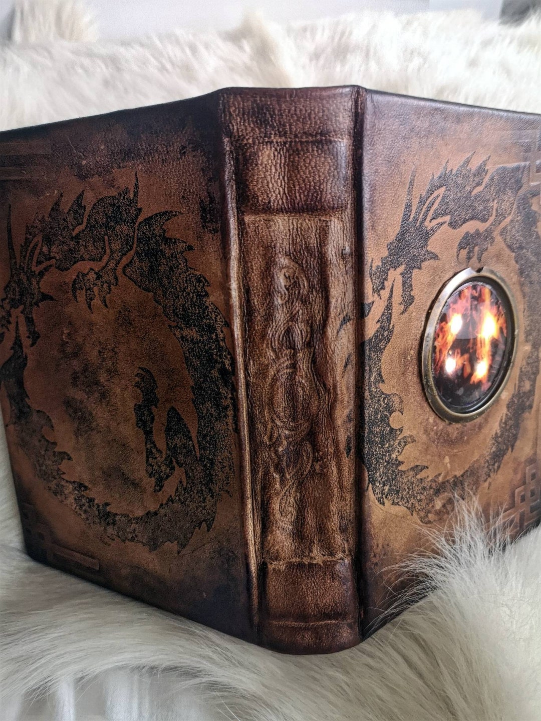 Loki God Book/natural Leather Blank Book/norse Mythology Diary/altar Book/book of Secrets/viking ...