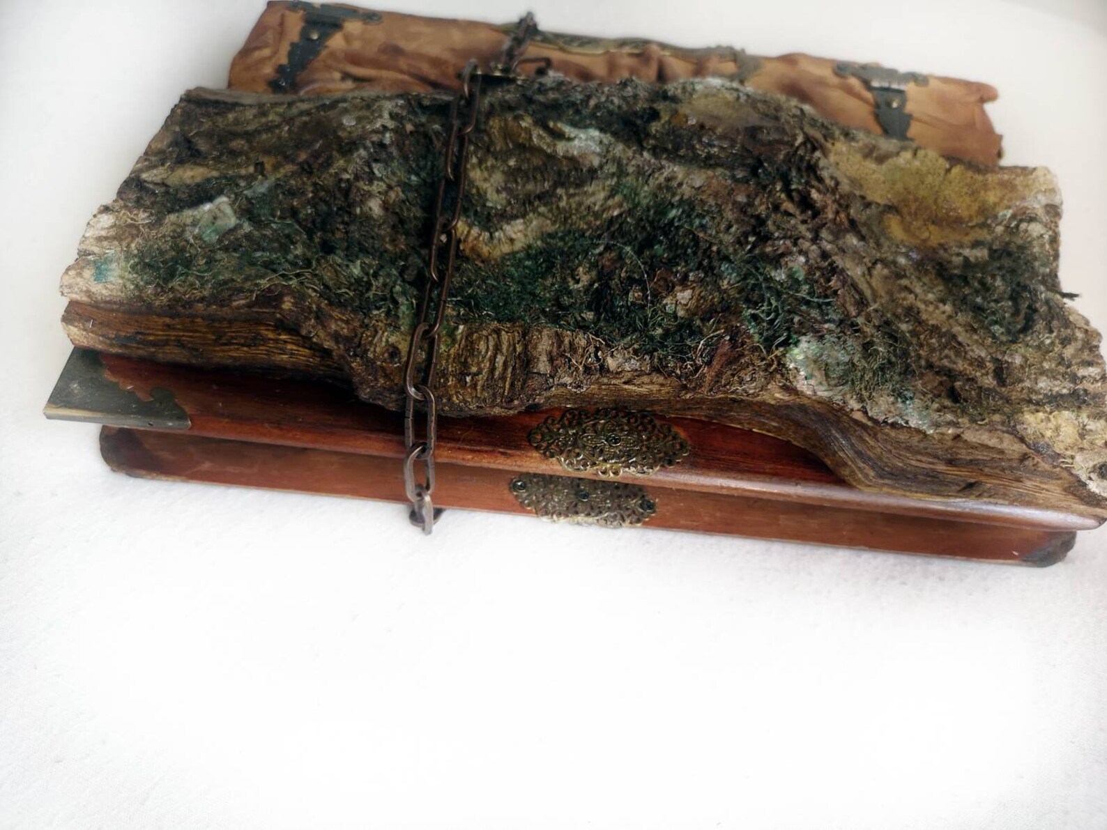 Nature Wooden Leather Sketch Book/natural Bark Cover Blank - Etsy
