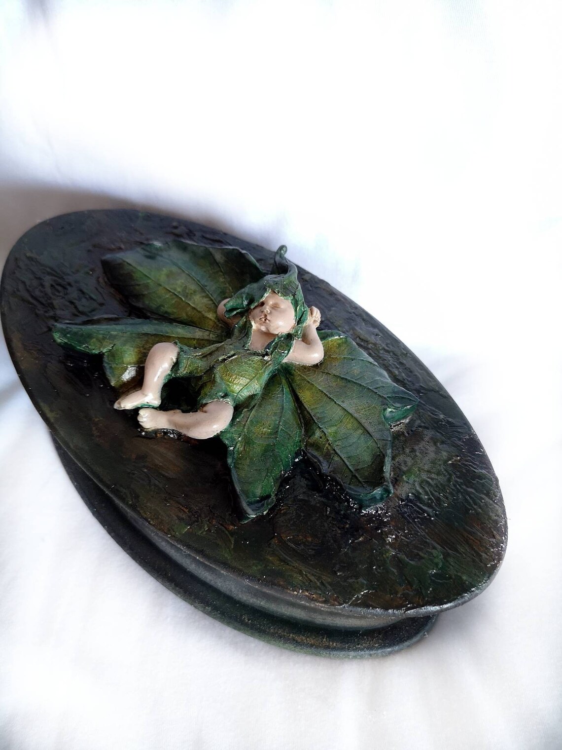 Rainforest Tree Trinket Box Fairy Tale Gift Box Forest Sprite - Etsy