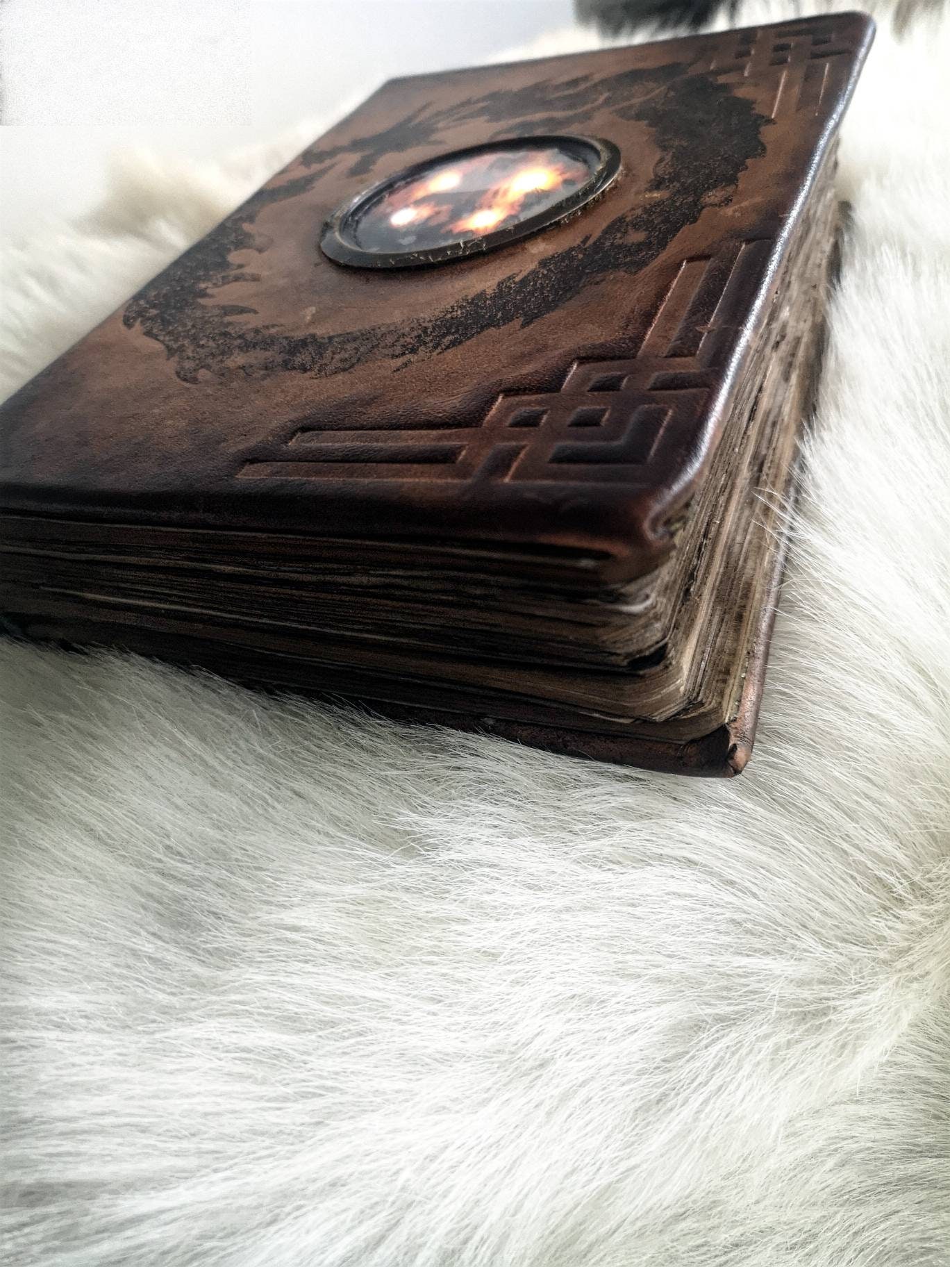 Loki God Book/natural Leather Blank Book/norse Mythology Diary/altar ...