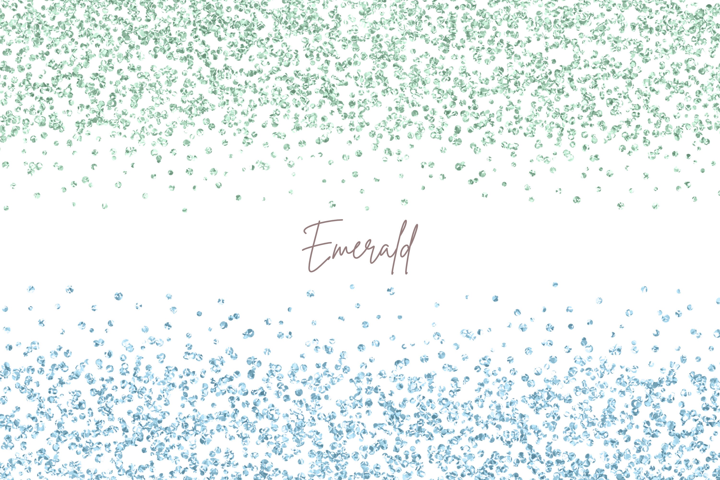 Gold Glitter Confetti Border Clipart, Rose Gold Glitter Frame, Confetti ...