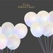 Rainbow Balloon Clipart Set | Birthday Party Balloons PNG | Confetti ...