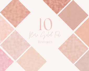 Rose Golds - 100 Rose Gold Digital Papers, Rose Gold Textures, Glitter ...