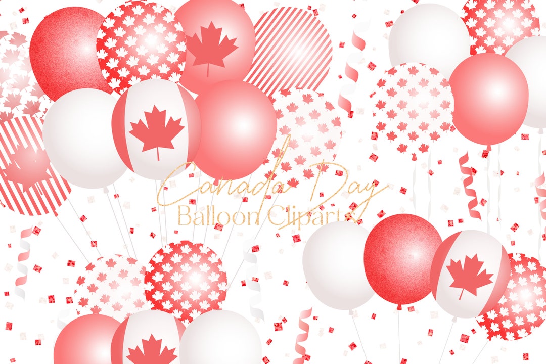 Canada Day Balloon Clipart PNG Images Canada Balloon Clipart, Canada ...