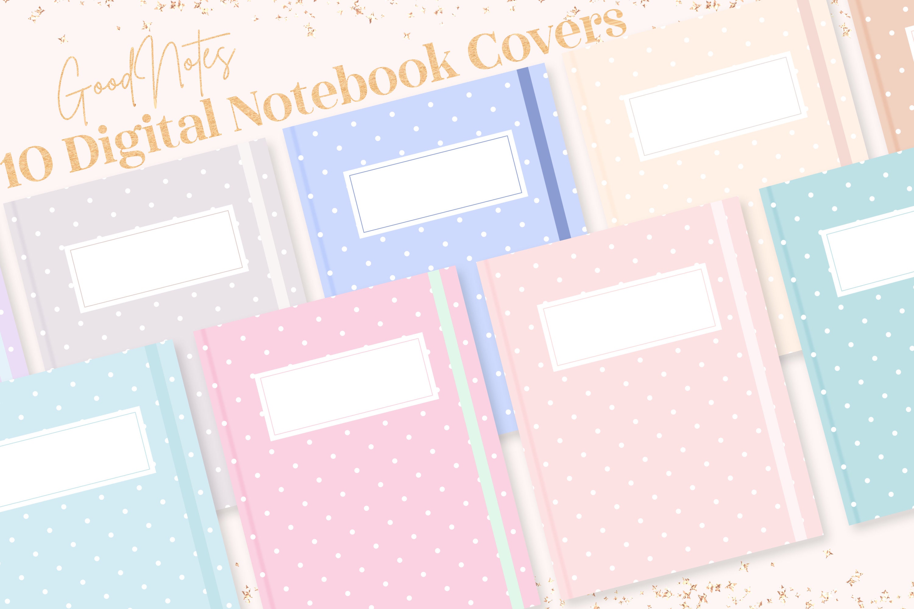 Digital Notebook Covers, Goodnotes Covers, Digital Planner Covers ...