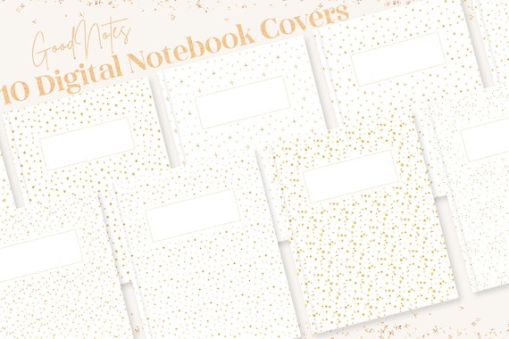 Digital Notebook Covers Goodnotes Covers Digital Planner - Etsy