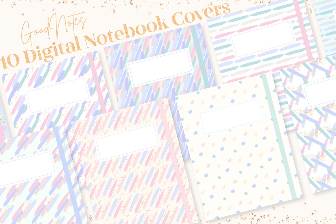 Digital Notebook Covers, Goodnotes Covers, Digital Planner Covers ...