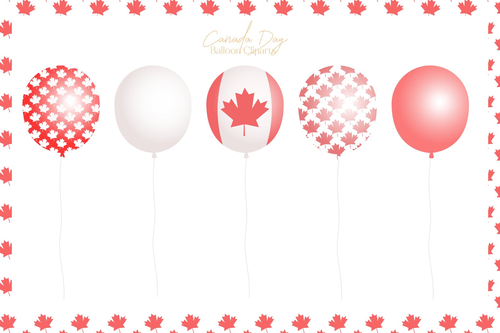 Canada Day Balloon Clipart PNG Images Canada Balloon Clipart, Canada ...