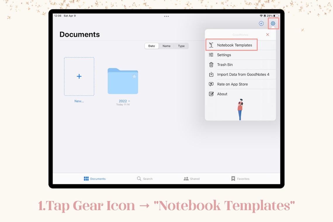 Aesthetic Minimalist Starry Night Sky Goodnotes 5 Digital - Etsy