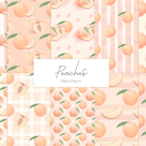 Peach Background - Etsy