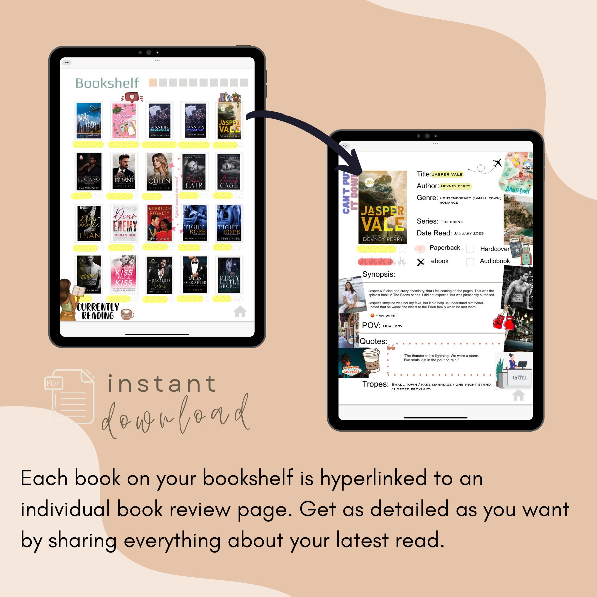 Discover the Ultimate Digital Reading Journal Perfect for Book Lovers ...