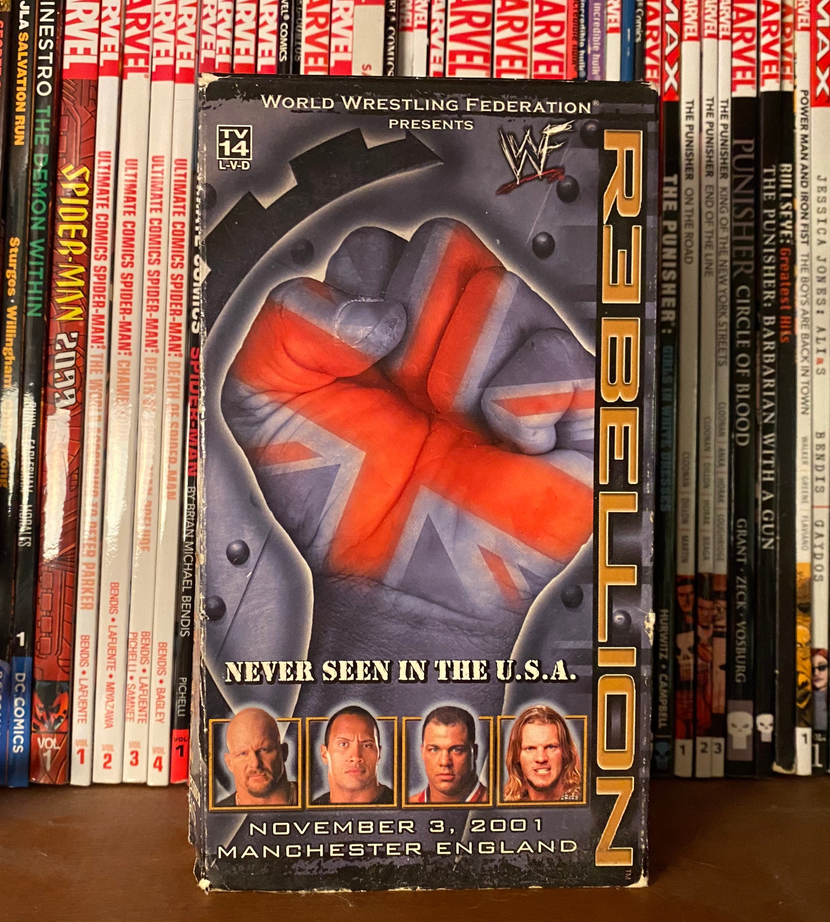 WWF Rebellion 2001 VHS | Etsy