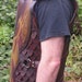 Handcrafted Leather Brown/red Breastplate Armour, Dragon Design, Role ...