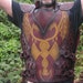Handcrafted Leather Brown/red Breastplate Armour Dragon - Etsy
