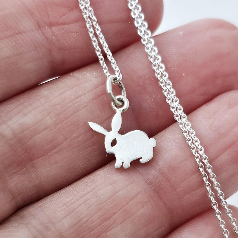 Bunny Necklace - Etsy