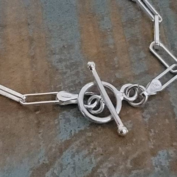 Silver Paper Clip Choker - Etsy