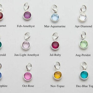 925 Sterling Silver Bunny Necklace Swarovski Crystal Birthstone Bunny ...