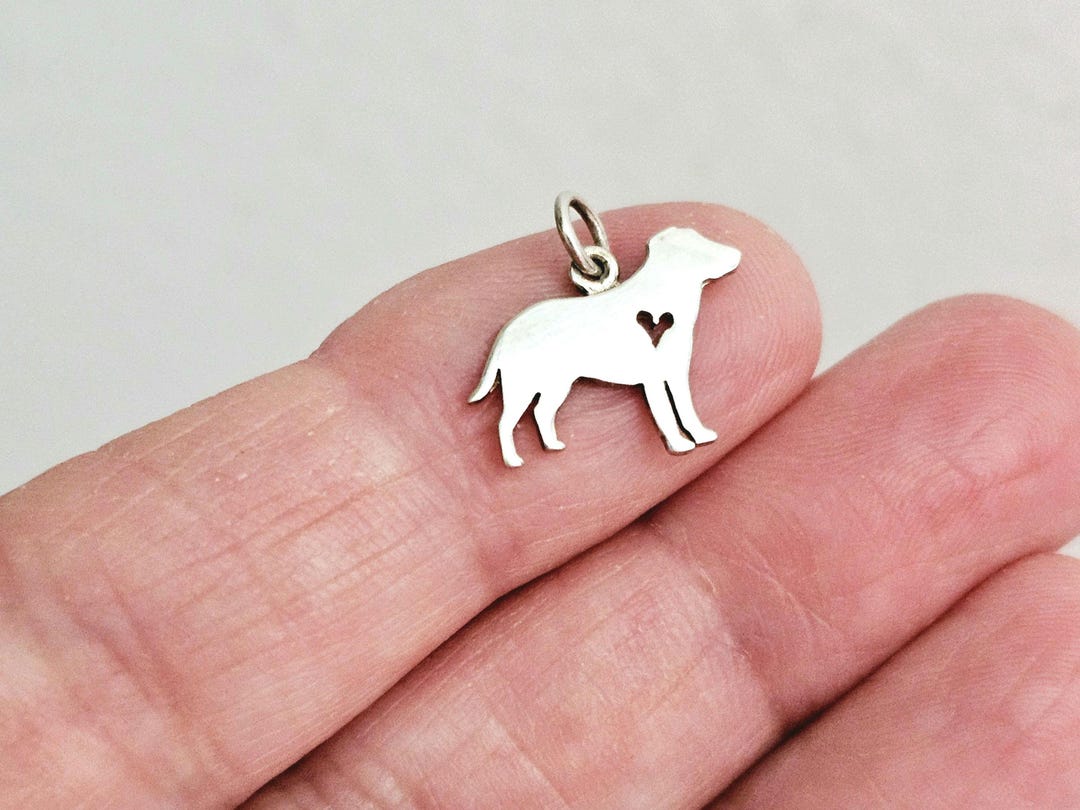 Labrador Retriever Charm, Labrador Charm Necklace, Sterling Silver ...