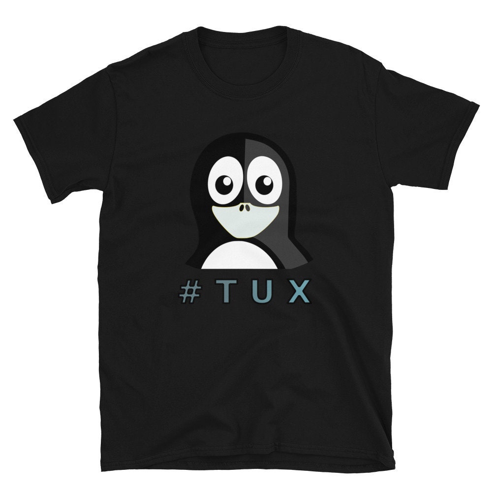 Linux Tux Programmer Engineer Hacker Penguin Mascot T-Shirt - Etsy 日本