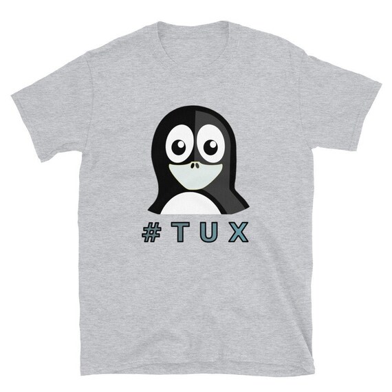 Linux Tux Programmer Engineer Hacker Penguin Mascot T-Shirt | Etsy