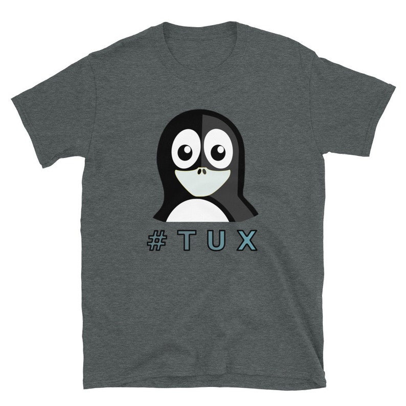 Linux Tux Programmer Engineer Hacker Penguin Mascot T-shirt, Male or ...