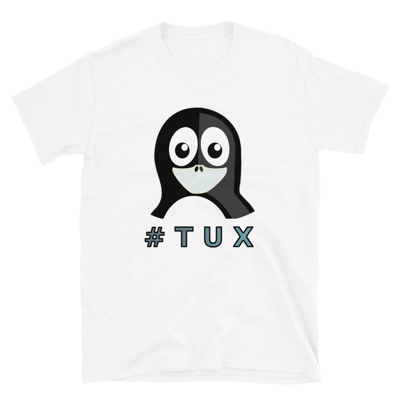 Linux Tux Programmer Engineer Hacker Penguin Mascot T-shirt, Male or Female Computer Science ...