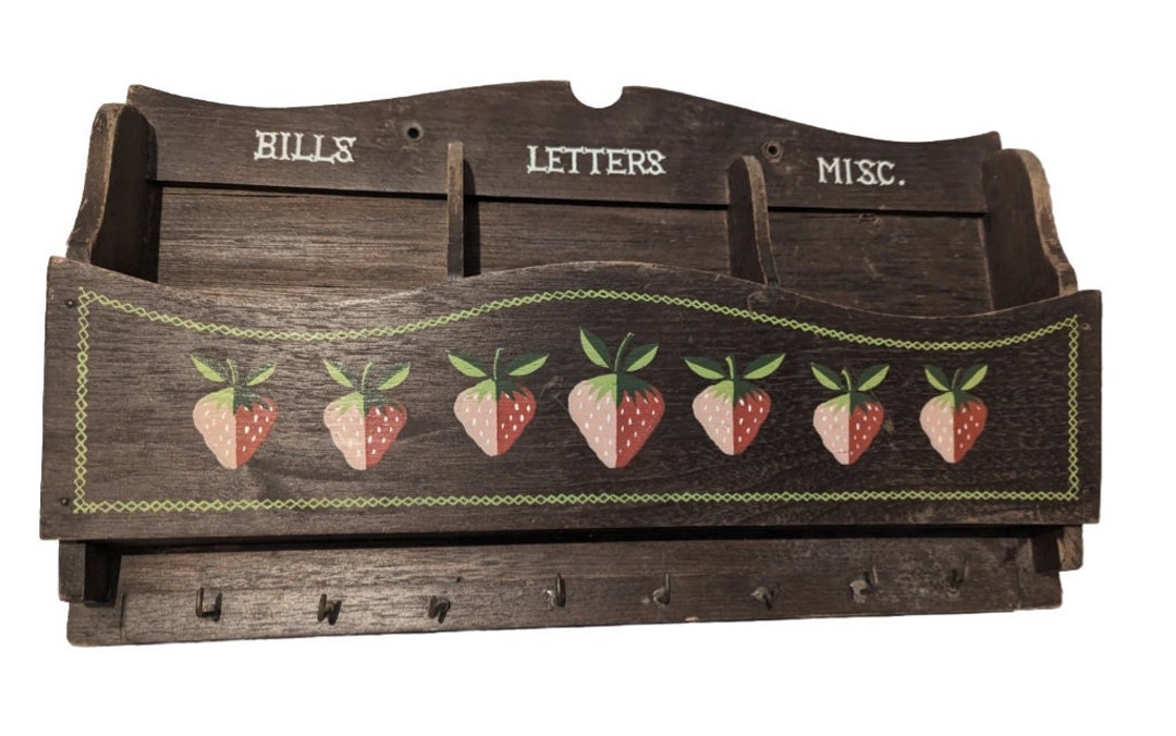 Vintage Cottagecore Wooden Strawberry Shelf - Etsy