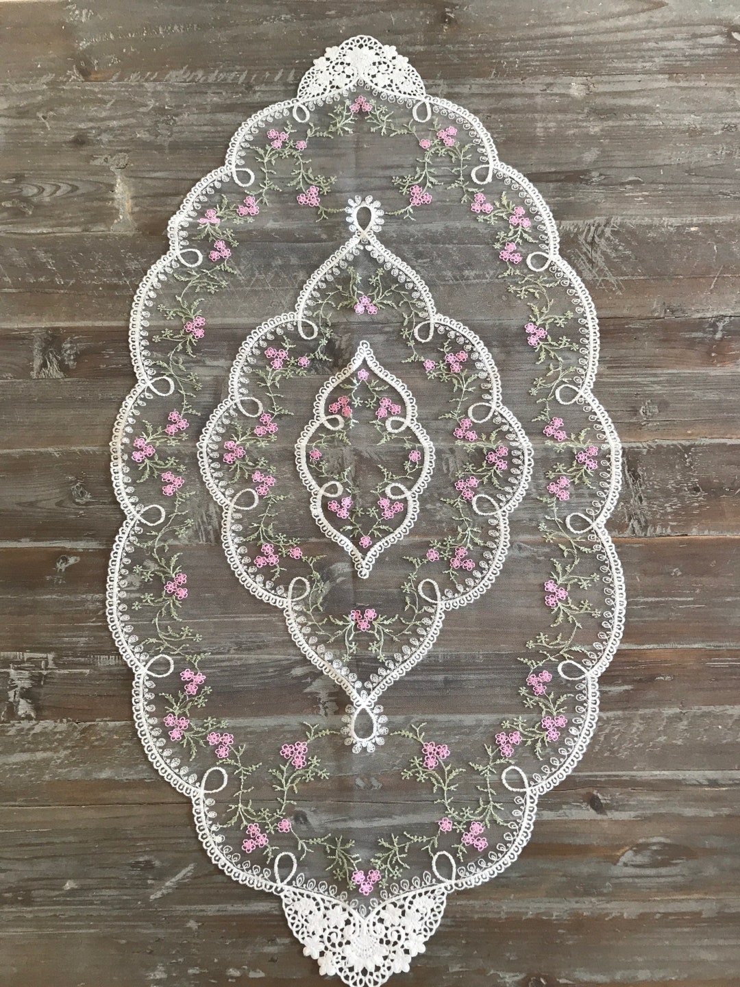 Lace Runner, Table Runner, (lace) 15.75”x35.43” (40x90 Cm), 15.75”x X47 ...