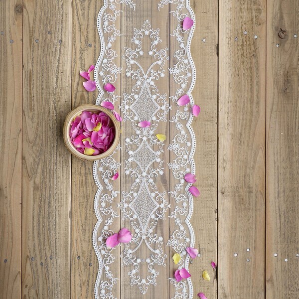 Lace Table Runner - Etsy