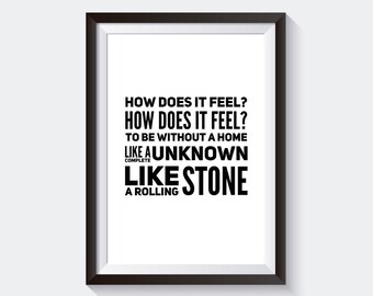 Like a Rolling Stone | Etsy