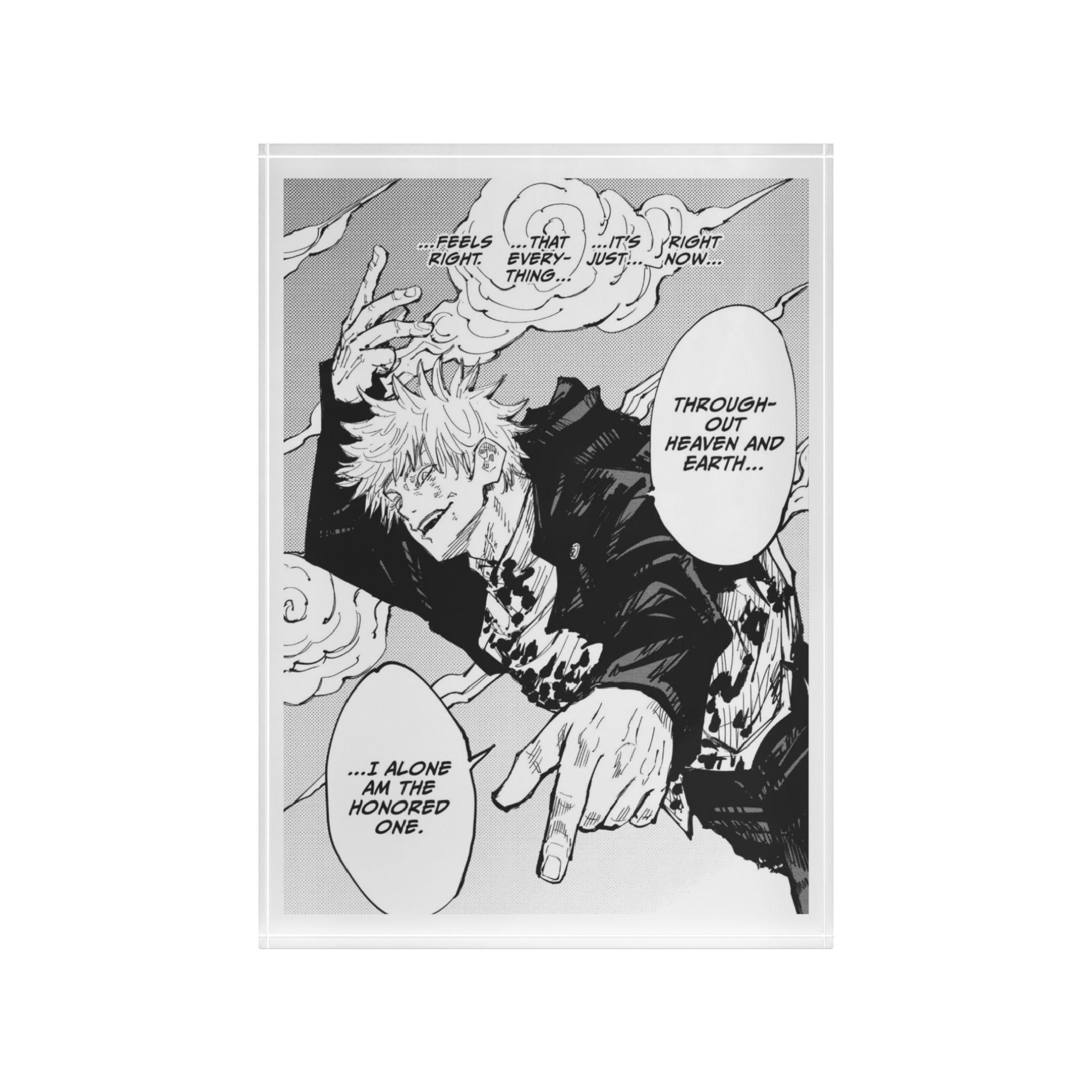 Jujutsu Kaisen Custom Acrylic Block Gojo, the Honored One Panel ...