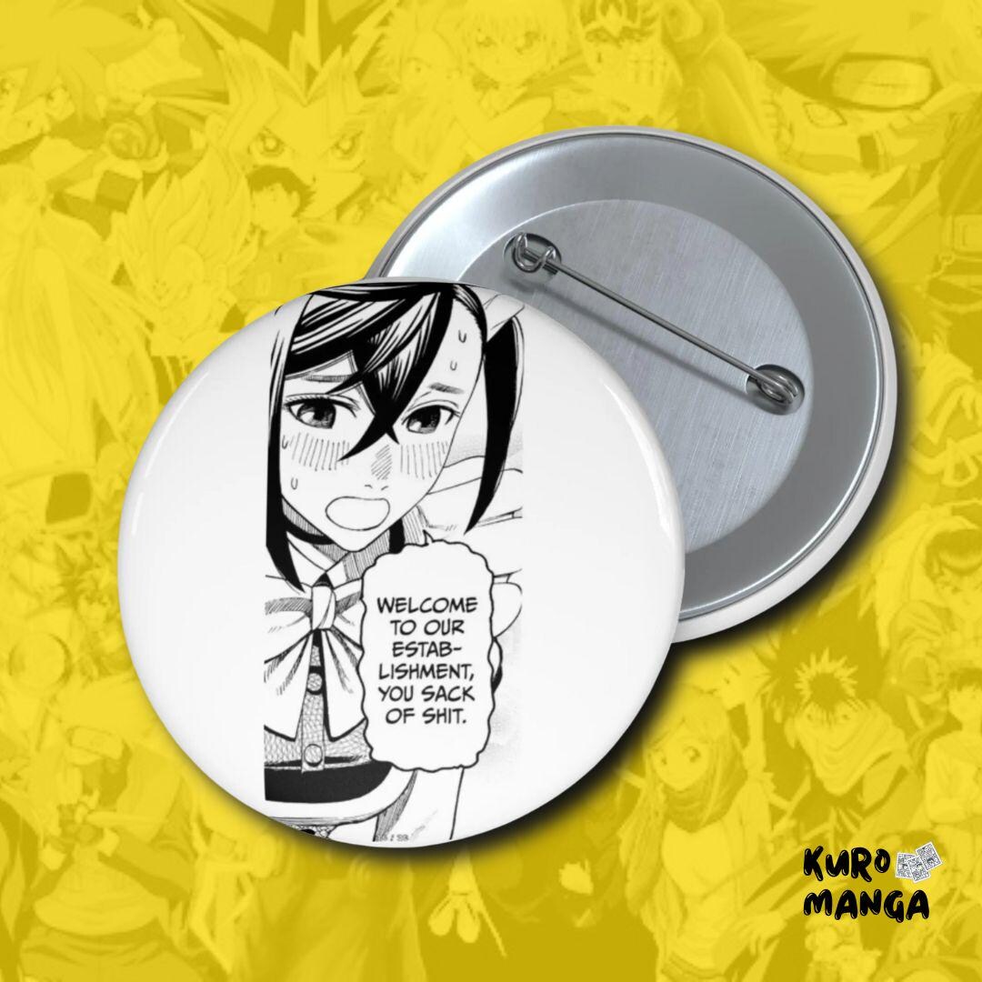 Dandadan Maid Momo Ayase Manga Pin | Custom Anime Pin Button ...