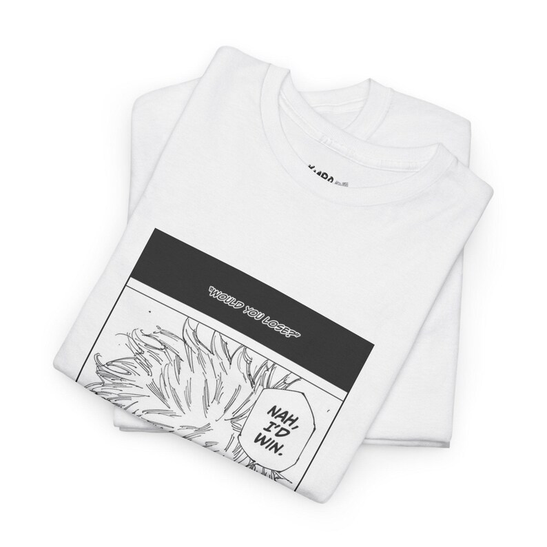 Jujutsu Kaisen Gojo Nah, I'd Win Manga T-shirt | Unisex Anime Graphic ...