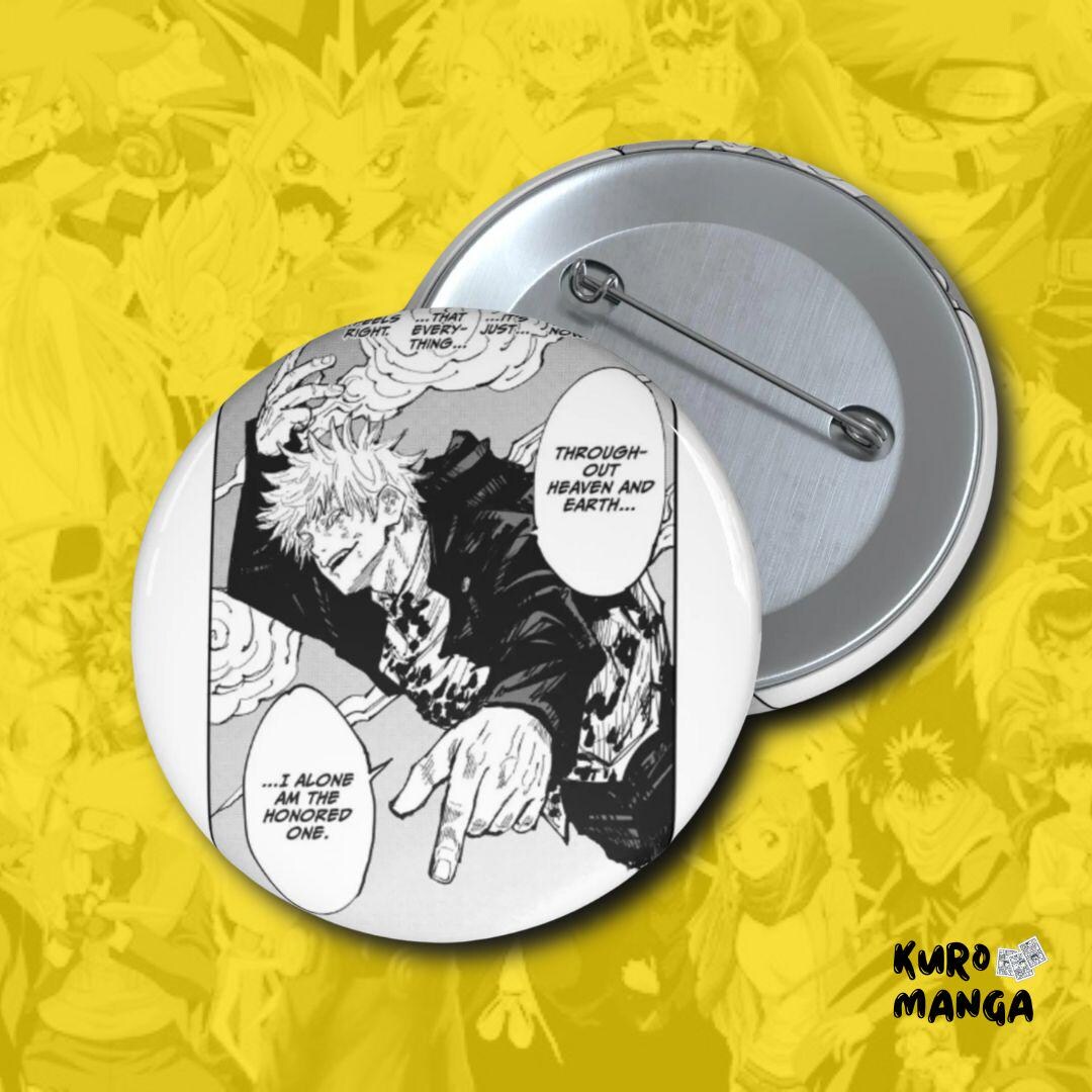 Jujutsu Kaisen Gojo Manga Pin | Custom Anime Pin Button | Collectible ...